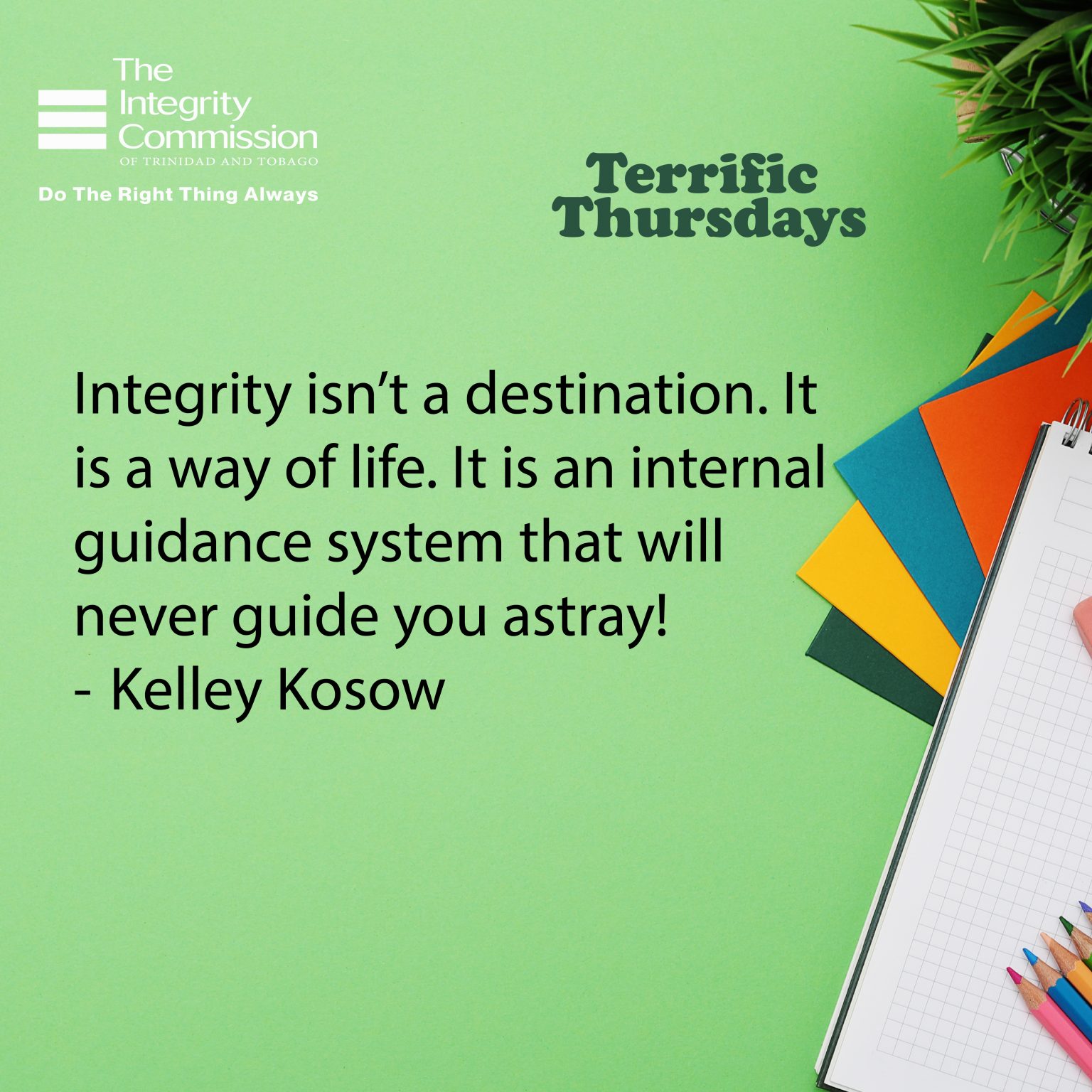 Terrific Thursdays – April 22nd, 2021 – The Integrity Commission of ...