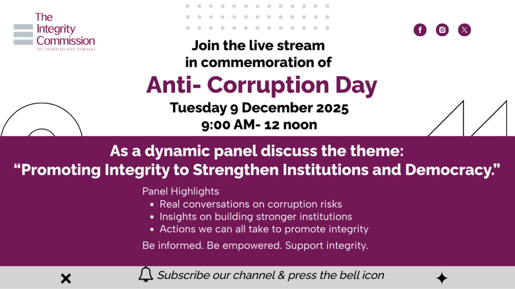 The Integrity Commission of Trinidad and Tobago